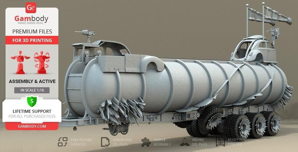 Mad Max War Rig Fuel Pod_欧耶3D